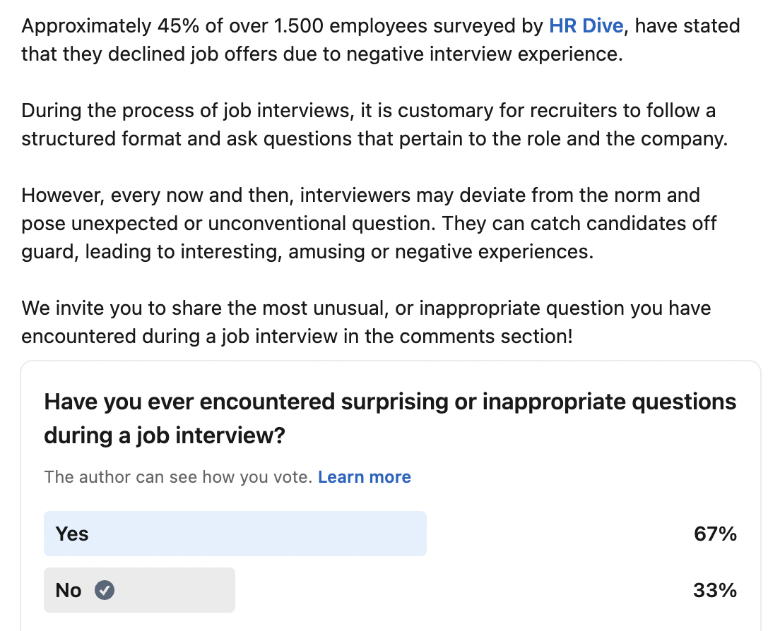 Inappropriate Questions in Interviews. Most Common Ones and How to ...